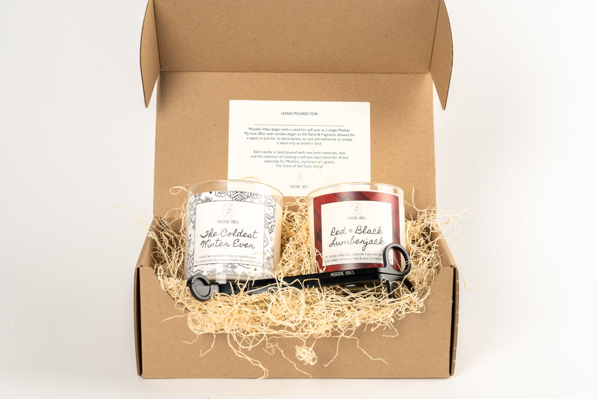 Winter/Holiday Bundle Up Set {Includes Wick Trimmer} – Moodie Vibes